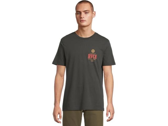 (取寄) ルーカ メンズ ショート スリーブ RVCA men Philsner Short Sleeve Pirate Black