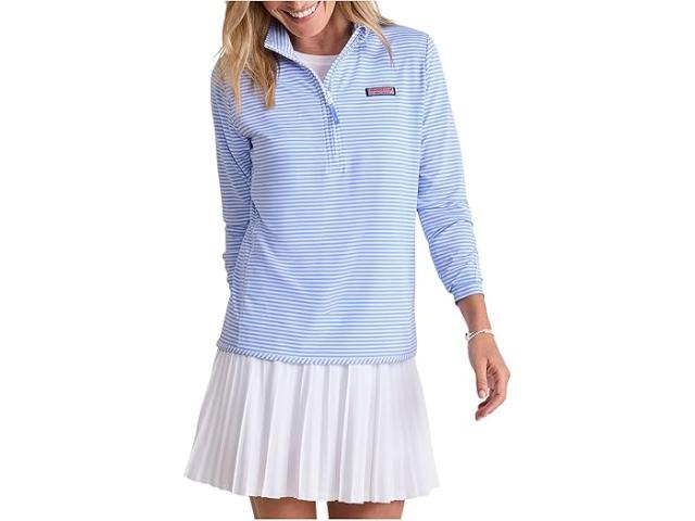 (取寄) ヴィンヤードヴァインズ レディース サンカティ シェップ シャツ Vineyard Vines women Sankaty Shep Shirt F Stripe Serenity