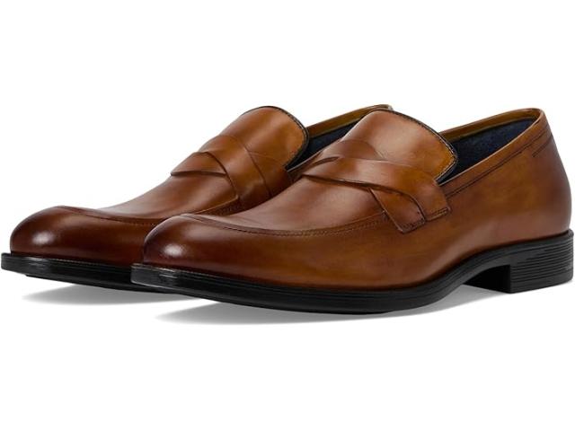 (取寄) ジョンストン&マーフィー コレクション メンズ フリンチ ブレイデッド ストラップ ローファー Johnston & Murphy Collection men Flynch Braided Strap Loafer Tan Italian Calfskin