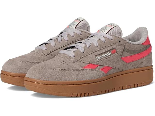 (取寄) リーボック ライフスタイル レディース クラブ シー ダブル リベンジ Reebok Lifestyle women Club C Double Revenge Gritty Grey/Sunset Coral/Gum