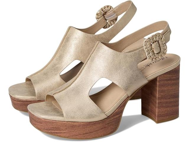 (取寄) ライフストライド レディース オードラ LifeStride women Audra Strappies Gold Fabric