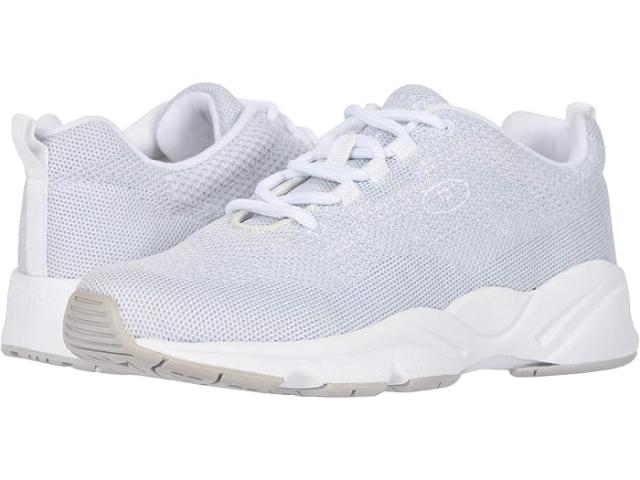 (取寄) プロペット レディース スタビリティー フライ Propet women Stability Fly White/Silver