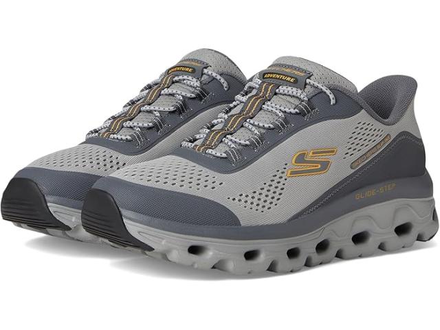 (取寄) スケッチャーズ メンズ グライド-ステップ ソール ハンズ フリー スリップ-イン SKECHERS men Glide-Step Sole Hands Free Slip-in Gray