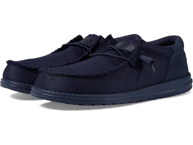 (取寄) ヘイ デュード ウォーリー ファンク モノ スリッポン カジュアル シューズ Hey Dude Wally Funk Mono Slip-On Casual Shoes Navy