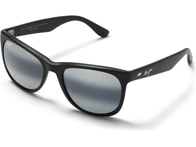 (取寄) マウイ ジム Xラージ Maui Jim Kikonia Xlarge Matte Black/Neutral Grey Polarized