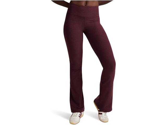 (取寄) ビヨンドヨガ レディース スペースダイ ミッドライズ ブーツカット パンツ Beyond Yoga women Spacedye Midrise Bootcut Pants Midnight Burgundy Heather