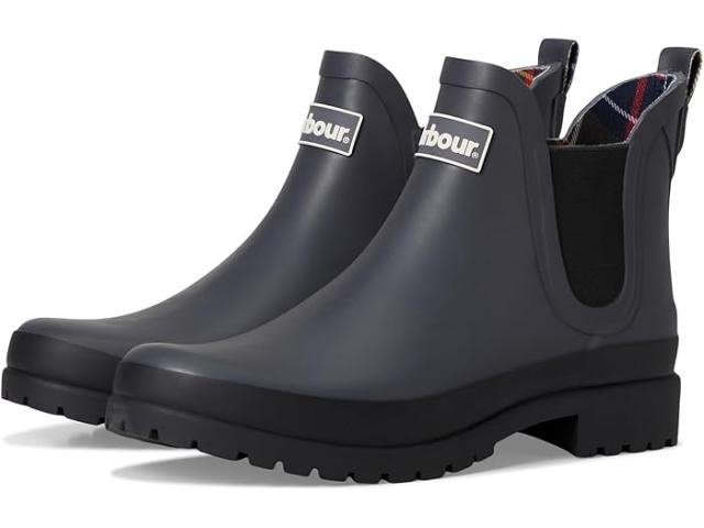 (取寄) バブアー レディース マロウ チェルシー ウェリー Barbour women Mallow Chelsea Welly Charcoal/Black