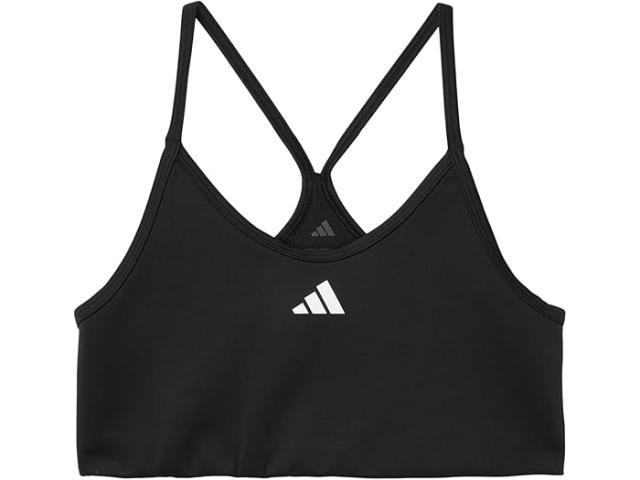 (取寄) アディダス キッズ ガールズ パッテッド Y バック ブラ (ビッグ キッド) adidas Kids girls Padded Y Back Bra (Big Kid) Black Adi