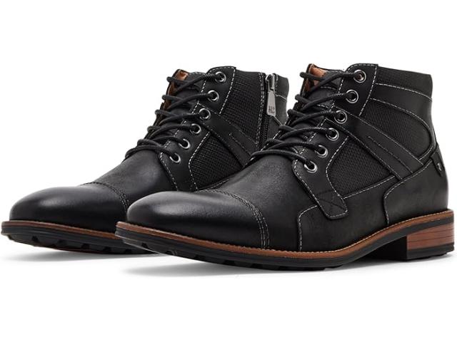 (取寄) スティーブマデン メンズ  Steve Madden men Steve Madden Jotting Black Leather