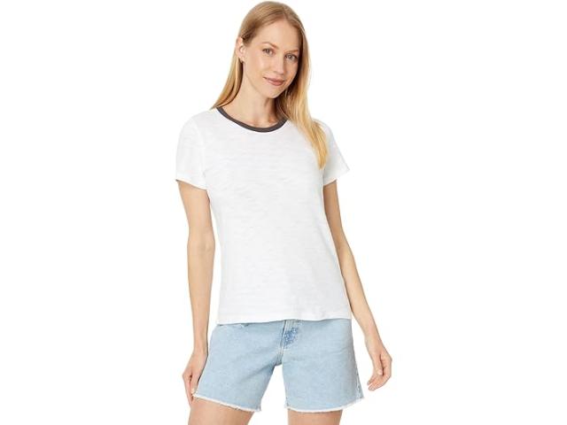(取寄) リラ P レディース ショート スリーブ カラーブロック クルーネック Lilla P women Short Sleeve Colorblock Crewneck Stingray Trim