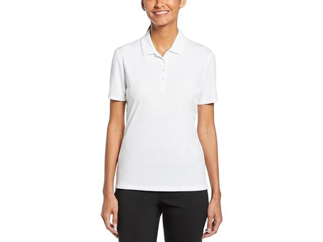(取寄) キャロウェイ レディース ショート スリーブ トーナメント ポロ Callaway women Callaway Short Sleeve Tournament Polo Bright White