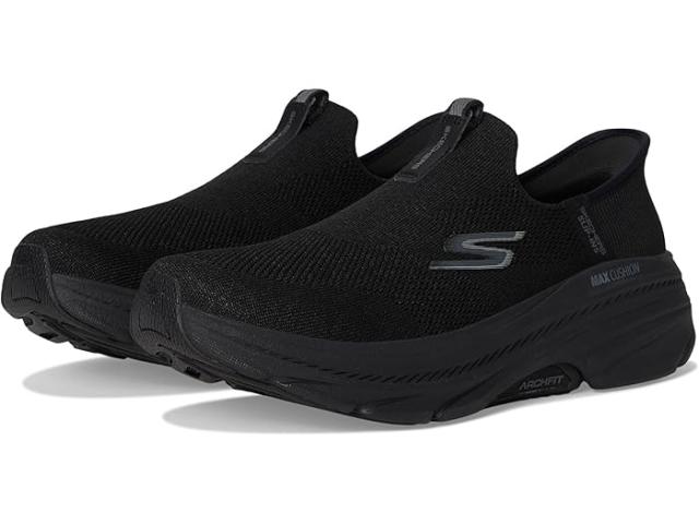 (取寄) スケッチャーズ レディース マックス クッショニニグ アーチ フィット 2.0 ケンブリッジ ハンズ フリー スリップ-インス SKECHERS women SKECHERS Max Cushioning Arch Fit 2.0 Cambridge Hands Free Slip-Ins Black
