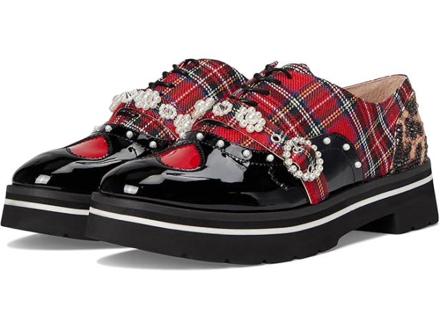 (取寄) ブルー バイ ベッツィジョンソン レディース  Blue by Betsey Johnson women Simonee Red Plaid