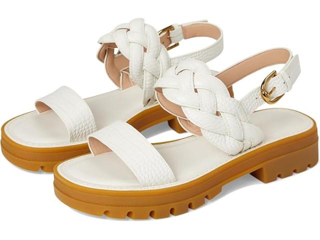 (取寄) コールハーン レディース クレシーダ ラグ サンダル Cole Haan women Cressida Lug Sandals Ivory Croc Print Leather