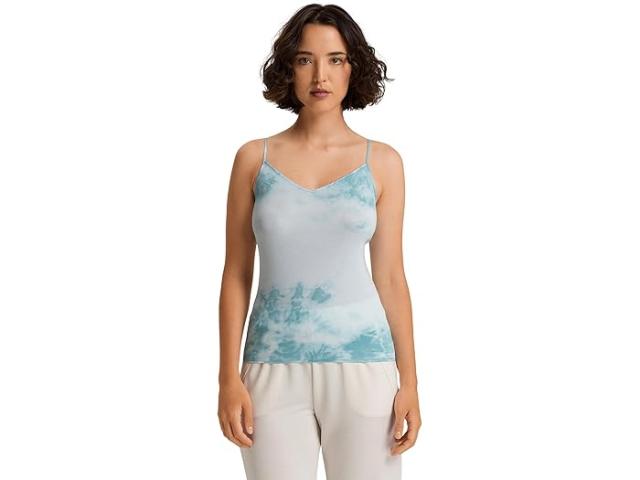 (取寄) ハンロ レディース コットン シームレス スパゲッティ キャミソール Hanro women Cotton Seamless Spaghetti Camisole Ocean Tie Dye