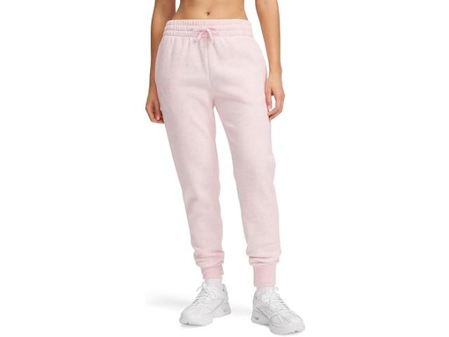 (取寄) アンダーアーマー レディース ライバル フリース ジョガーズ Under Armour women Rival Fleece Joggers Prime Pink/White