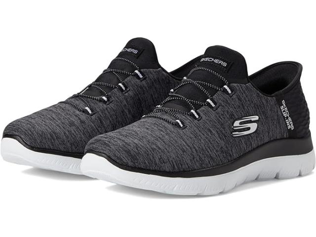 (取寄) スケッチャーズ レディース サミッツ - ハンズ フリー スリップ-インス SKECHERS women SKECHERS Summits - Hands Free Slip-Ins Black/White