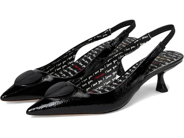 (取寄) ケイトスペード レディース ラバー スリングバック キトン ヒール Kate Spade New York women Lover Slingback Kitten Heel Black 1