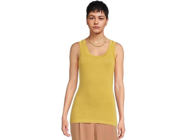 (取寄) ノーマ カマリ レディース レーザー ティー Norma Kamali women RACER TEE Asparagus