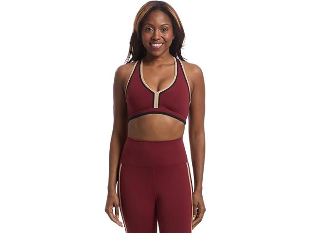 (取寄) ビーチライオット レディース IDA トップ Beach Riot women Ida Top Maroon Merlot Color-Block