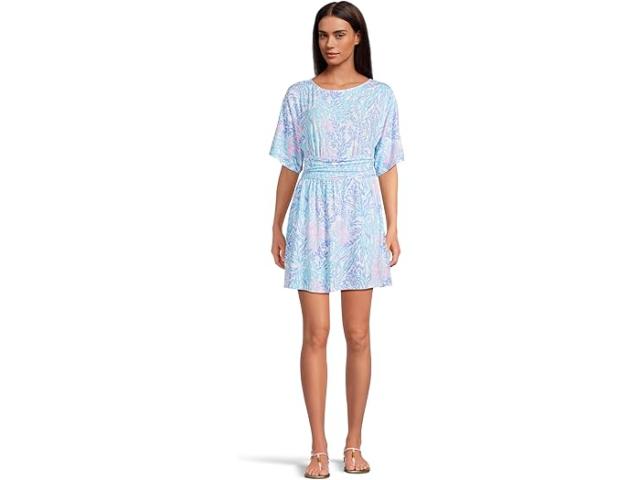 (取寄) リリー ピュリッツァー レディース パリージ ボート ネック ロンパー Lilly Pulitzer women Parigi Boat Neck Romper Multi Via Del Mar