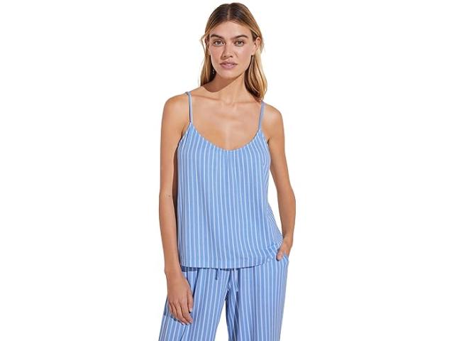 (取寄) エバージェイ レディース ザ テンセル モーダル カミ アンド パンツ パジャマ セット Eberjey women The Tencel Modal Cami & Pants Pajama Set Nordic Stripes Vista/Blue Ivory