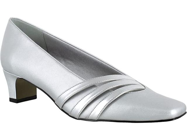 (取寄) イージーストリート レディース エンタイス Easy Street women  Entice Silver Satin