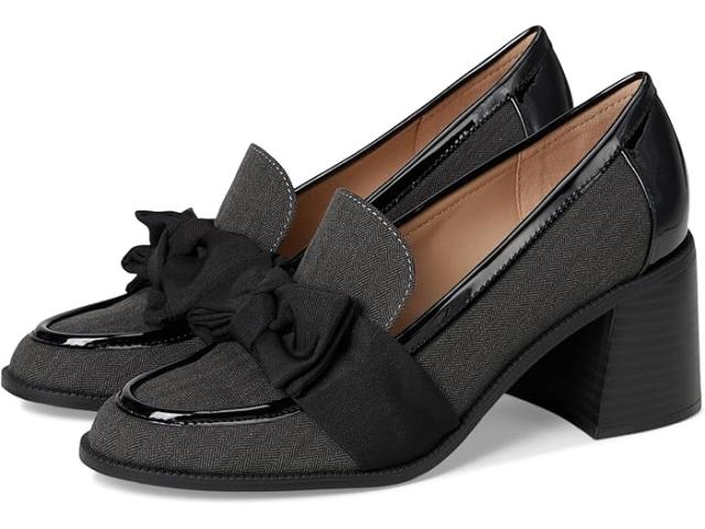 (取寄) バンドリーノ レディース  Bandolino women Korrar Dark Grey Herringbone/Black Patent Multi