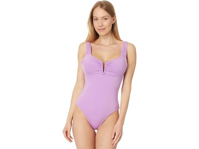 (取寄) ベッカ レディース カラー コード ビビアナ V ワイヤー バンジ ワン ピース BECCA women Color Code Viviana V Wire Plunge One Piece Malva