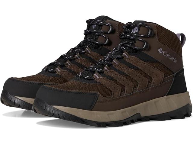 (取寄) コロンビア レディース ストレイタ トレイル ミッド ウォータープルーフ Columbia women Strata Trail Mid Waterproof Cordovan/Granite Purple