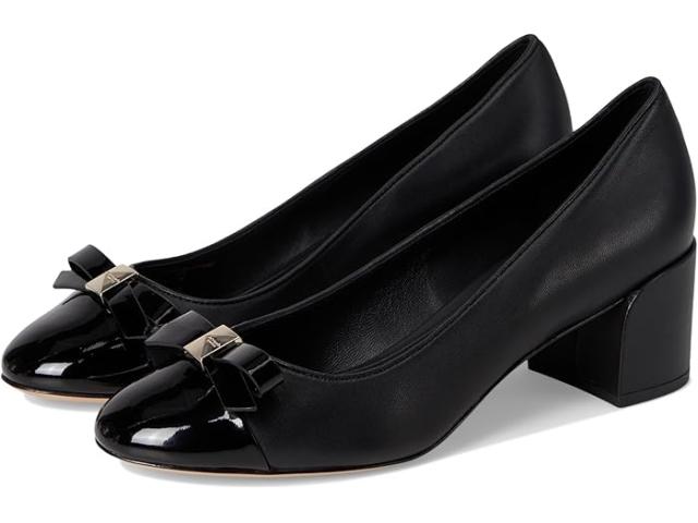 (取寄) ケイトスペード レディース デコ ボウ スムース レザー バレエ ポンプ Kate Spade New York women Deco Bow Smooth Leather Ballet Pump Black