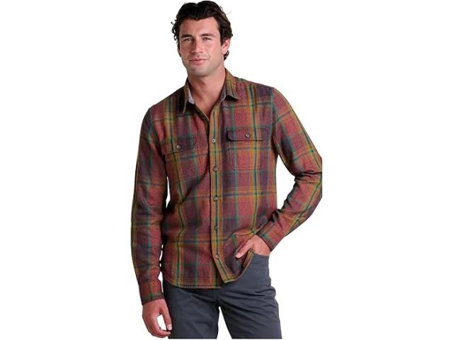 (取寄) トードアンドコー メンズ ランチェロ ロング スリーブ シャツ Toad&Co men Ranchero Long Sleeve Shirt Cinnamon