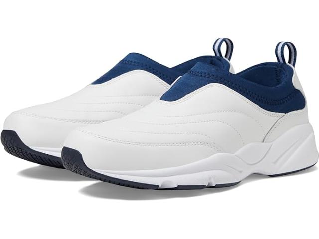 (取寄) プロペット メンズ スタビリティー スリッポン Propet men Stability Slip-on White/Navy