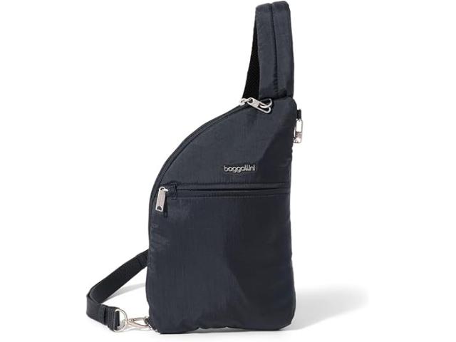 (取寄) バッガリーニ レディース セキュルテックス アンチ-シーフ ハーフ ムーン スリング Baggallini women Securtex Anti-theft Half Moon Sling French Navy