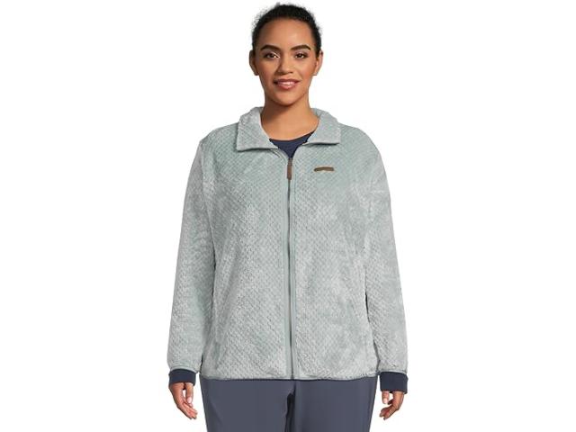(取寄) コロンビア レディース プラス サイズ ファイアー サイド リ シェルパ フル ジップ Columbia women Plus Size Fire Side II Sherpa Full Zip Crushed Blue