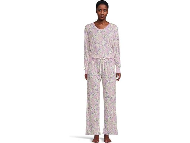 (取寄) ハニーデュー インティメイト レディース スター シーカー ブラッシュ ジャージ ラウンジ セット Honeydew Intimates women Star Seeker Brushed Jersey Lounge Set Soft Lilac Floral
