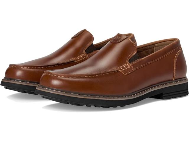 (取寄) ナン ブッシュ メンズ オーウェン リ モック トゥ ヴェニーシャン ローファー ライトウェイト アンド コンフォタブル スリッポン Nunn Bush men Owen II Moc Toe Venetian Loafer Lightweight and Comfortable Slip-On Cognac