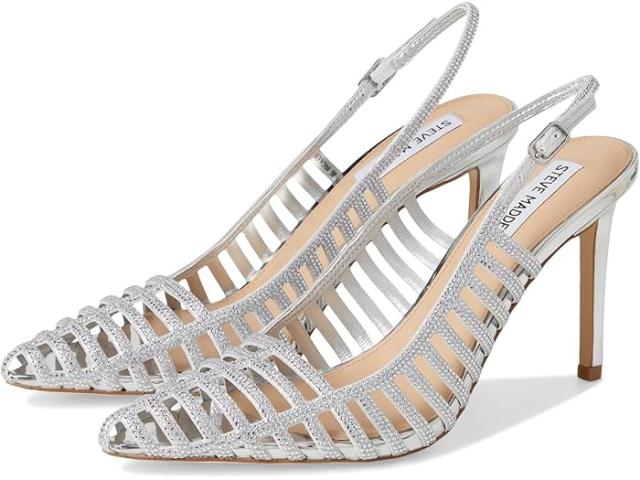 (取寄) スティーブマデン レディース カーリー Steve Madden women Steve Madden Carleigh Silver Glitter