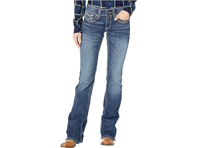 (取寄) アリアット レディース リアル ブーツカット ストレッチ エントワインド ジーンズ イン フェスティバル ブルー Ariat women Ariat R.E.A.L. Bootcut Stetch Entwined Jeans in Festival Blue Festival Blue