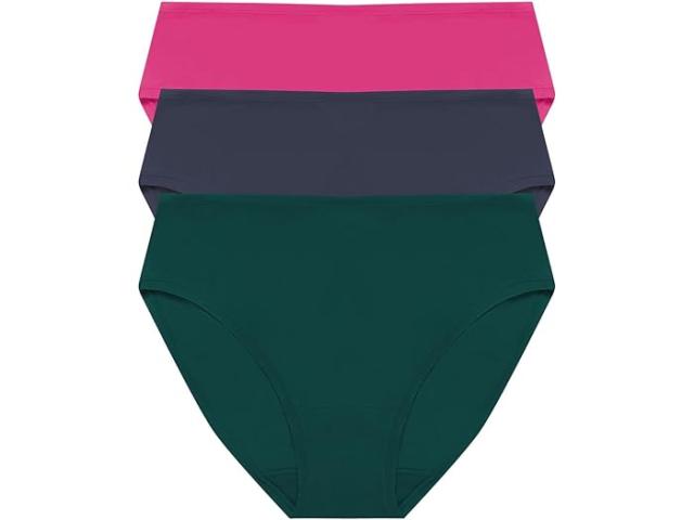 (取寄) ナトリ レディース ブリス ベア コットン ヒップスター 3-パック Natori women Bliss Bare Cotton Hipster 3-Pack Elm/Vintage Navy/Sakura