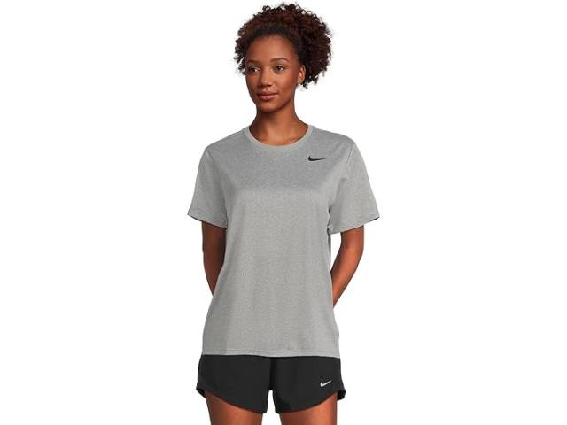 (取寄) ナイキ レディース ドライ-フィット リラックスド-フィット ショート スリーブ T-シャツ Nike women Dri-FIT Relaxed Short Sleeve T-shirt Tumbled Grey/Flat Silver/Heather/Black