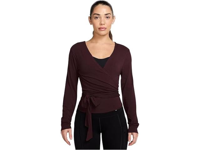 (取寄) ナイキ レディース ワン リラックスド-フィット ドライ-フィット トップ Nike women One Relaxed Dri-fit Top Burgundy Crush/Burgundy Ash