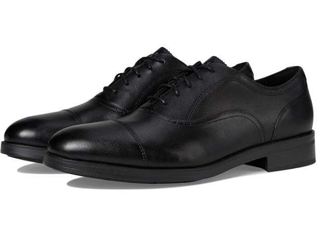(取寄) コールハーン メンズ グランド キャップ トゥ オックスフォード Cole Haan men Newmark Grand Cap Toe Oxfords Black/Black
