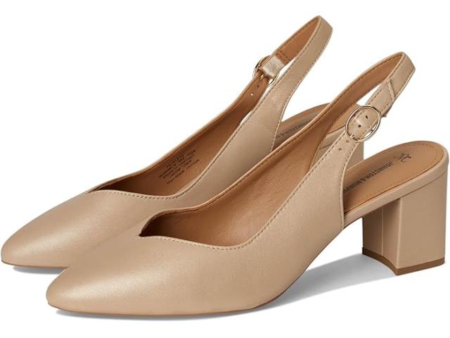 (取寄) ジョンストン&マーフィー レディース ヴィッキー スリングバック ポンプ Johnston & Murphy women Johnston & Murphy Vicki Slingback Pump Sand Pearlized Glove Leather