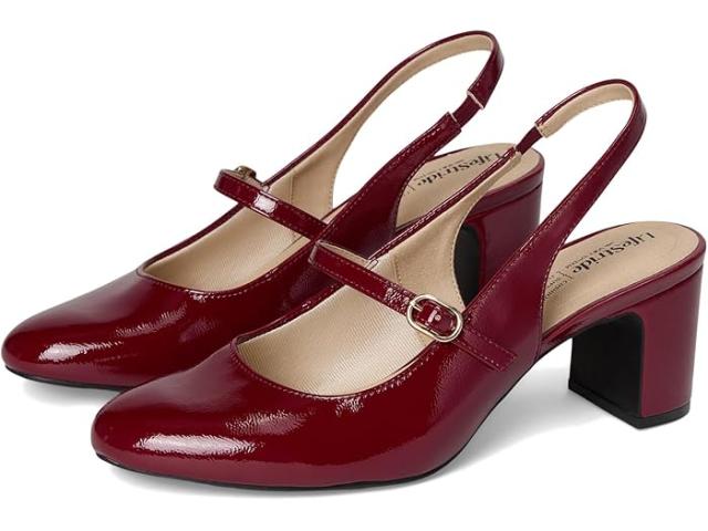 (取寄) ライフストライド レディース トラスト ストラップ シューズ LifeStride women Trust Strappy Shoes Dark Cherry Patent