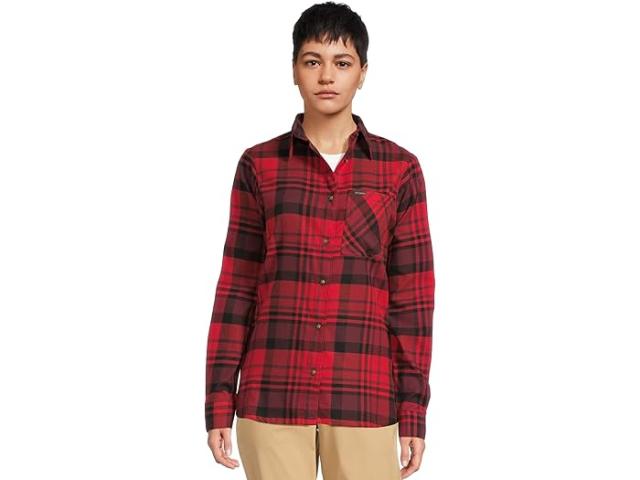 (取寄) コロンビア レディース キャリコ ベイスン フランネル ロング スリーブ シャツ Columbia women Calico Basin Flannel Long Sleeve Shirt Mountain Red Multiplaid