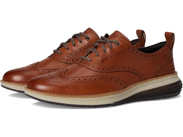(取寄) コールハーン メンズ オリジナル グランド エナジー ウィーブ ウイング ティップ オックスフォード Cole Haan men Original Grand Energy Weave Wing Tip Oxford British Tan/Ivory