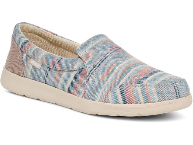 (取寄) サヌーク レディース ハングアウト ライト ブランケット Sanuk women Hangout Lite Blanket Blue Multi