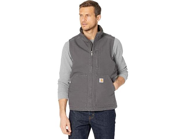 (取寄) カーハート メンズ Ov277 シェルパ ライン モック ネック ベスト Carhartt men OV277 Sherpa Lined Mock Neck Vest Gravel