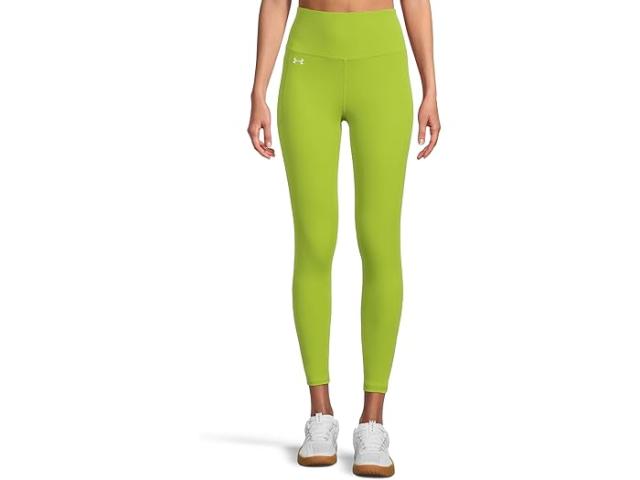 (取寄) アンダーアーマー レディース モーション アンクル レギングス Under Armour women Motion Ankle Leggings Green Vibe/White